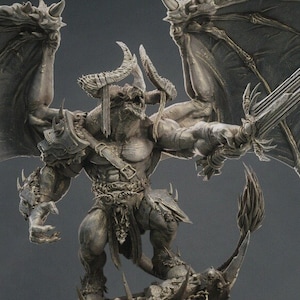 Demon Miniature Orcus Prince Lord King Premium Dnd Mini Figure Figurine ...