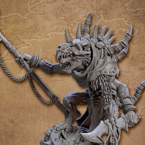 Rat King Dnd Miniatures Compatible With 28mm 32mm Fantasy Minis | 30653 ...