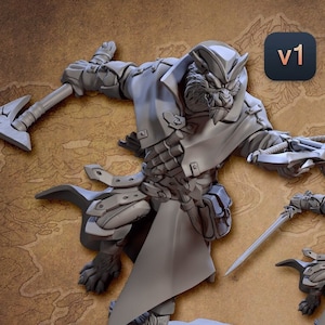 Werewolf Ranger Premium Dnd Mini Miniature 28mm 32mm to 100mm | Demon ...