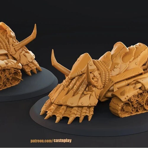 Infernal Tank Premium 3D Printed Fantasy Tabletop Miniatures - Etsy