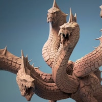 Hydra - Dnd Monster - Reptile Dragon Beast - 28mm | 32mm - 3d Printed ...