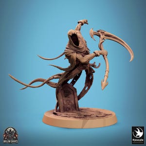 Necromancer Undead Wraith Lich V3 Premium Dnd Miniature Mini Figure ...