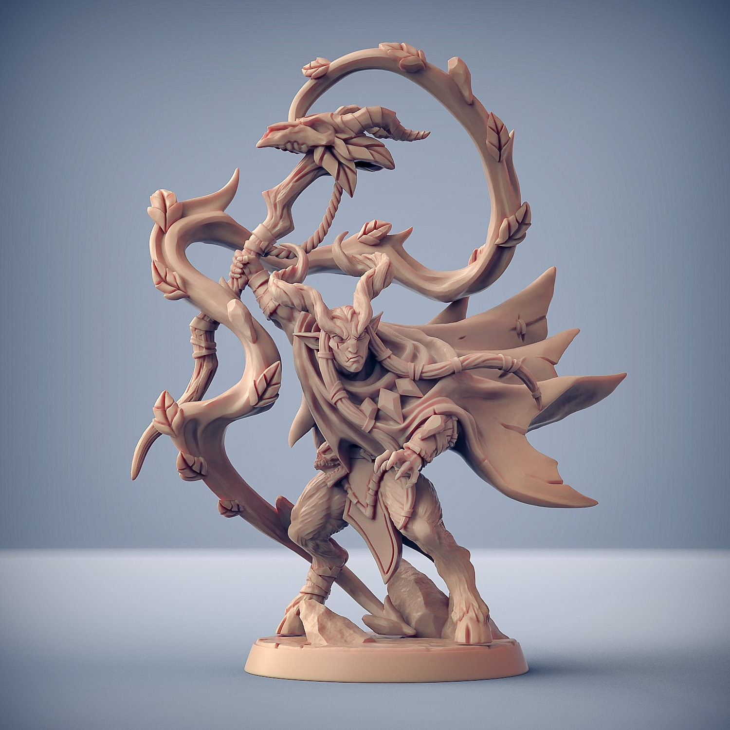 Satyr Druid Premium Dnd Miniature Mini Wizard Warlock - Etsy Australia