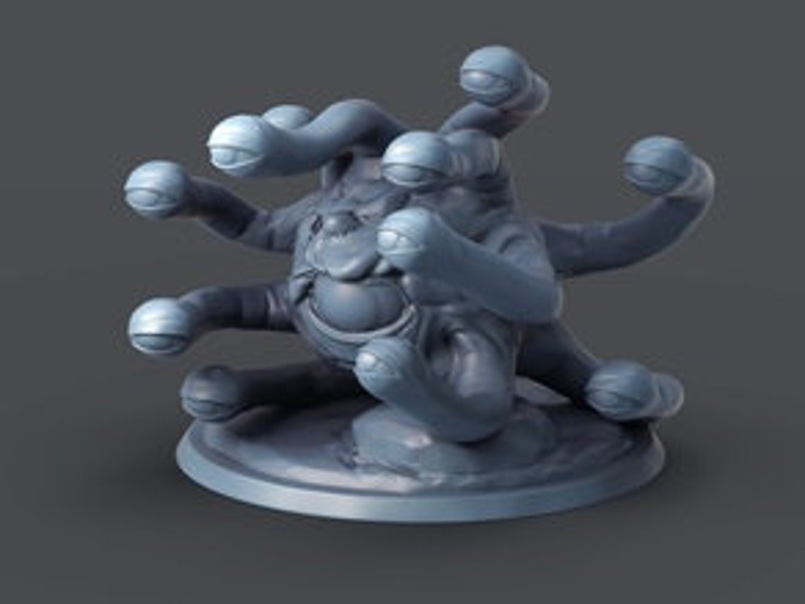 Giant Eye Premium Dnd Miniature Mini Sanded & Primed Resin - Etsy
