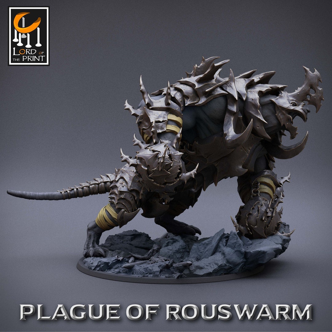 Ratfolk Monster Dnd Miniatures Compatible With 28mm 32mm Tabletop ...