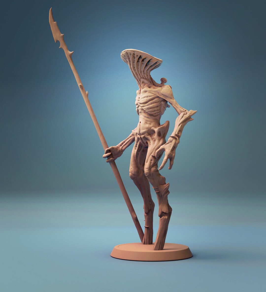 Myconid Soldier Fungus Folk Dnd Miniatures Compatible With 28mm 32mm ...