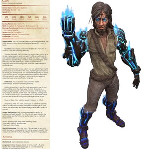 Cain the Mage | Premium 3D Printed Fantasy Tabletop Miniatures 28mm ...