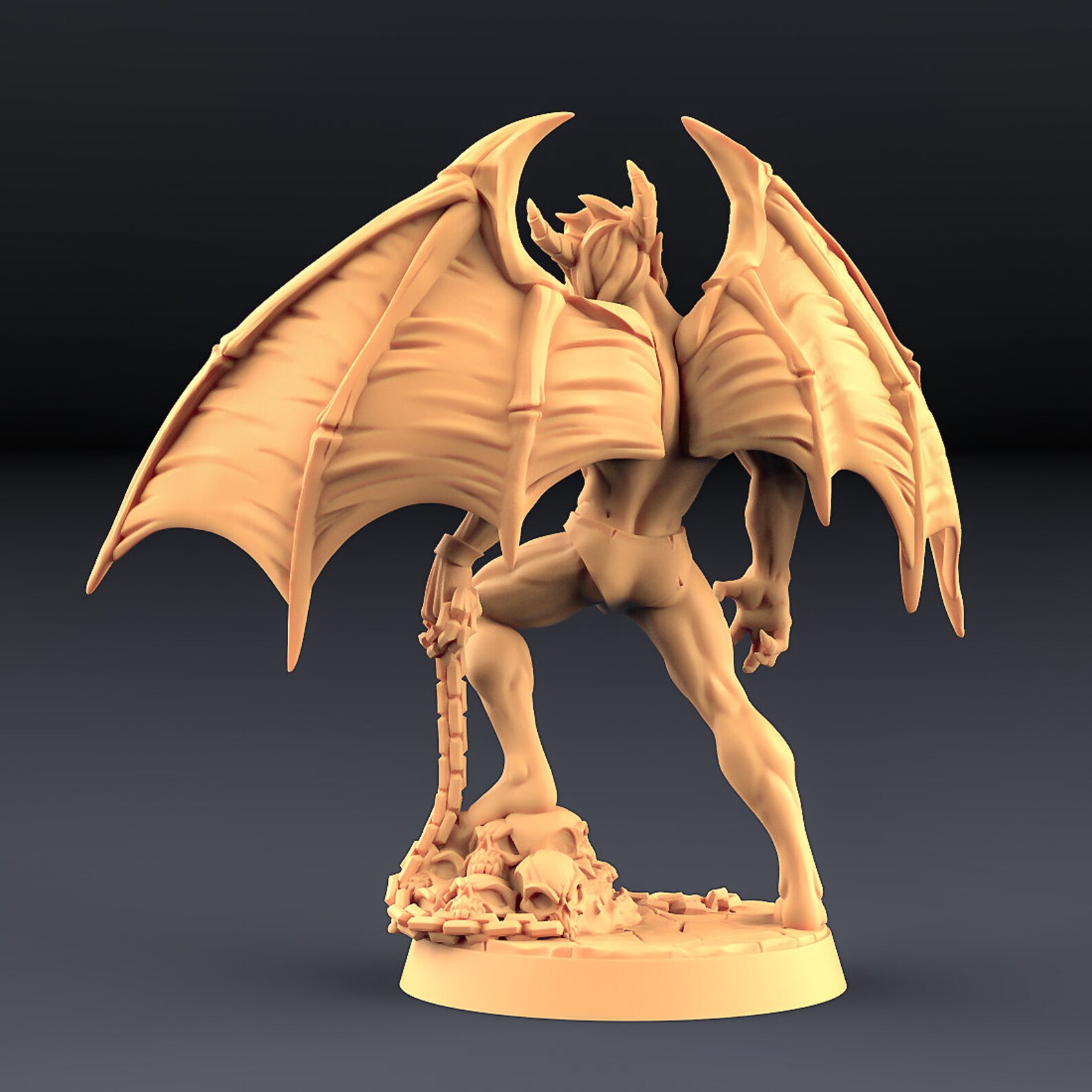 Male Lust Demon Premium 3D Printed Fantasy Tabletop - Etsy UK