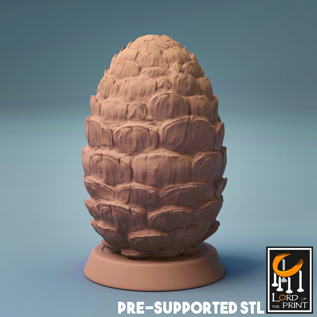 Dragon Egg V2 Premium Dnd Miniature Mini Sanded & Primed Resin 3D ...