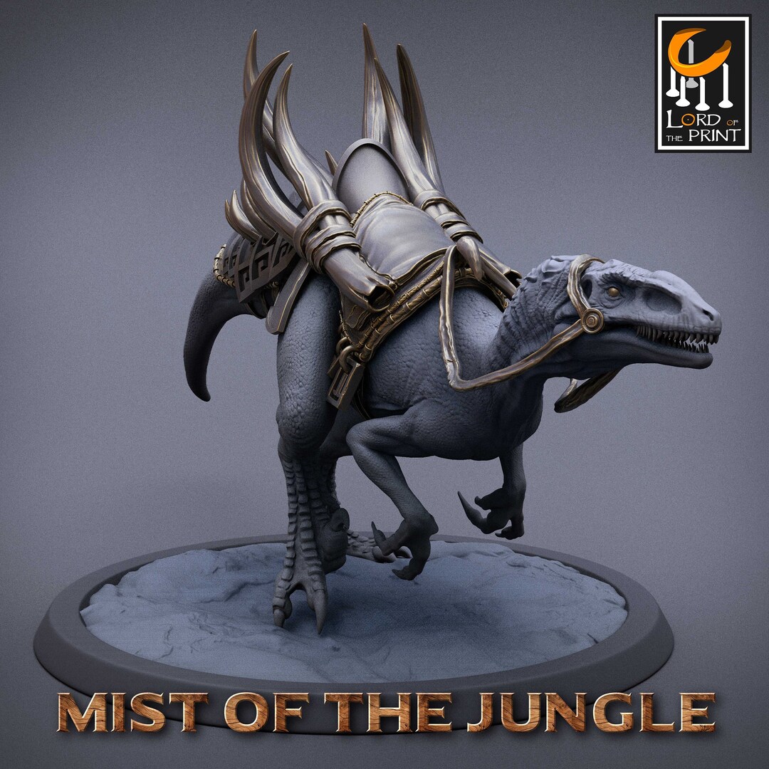 Raptor Level 2 V4 Premium Dnd Miniature Mini Fighter Warrior | Resin 3D ...