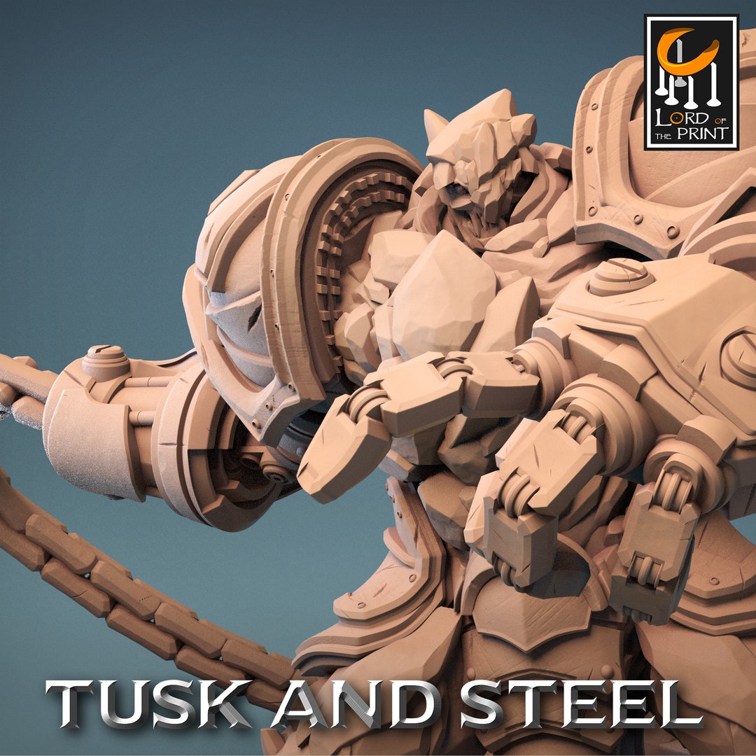 Iron Golem V2 Premium Dnd Miniature Mini | Clay Giant | Resin 3D ...