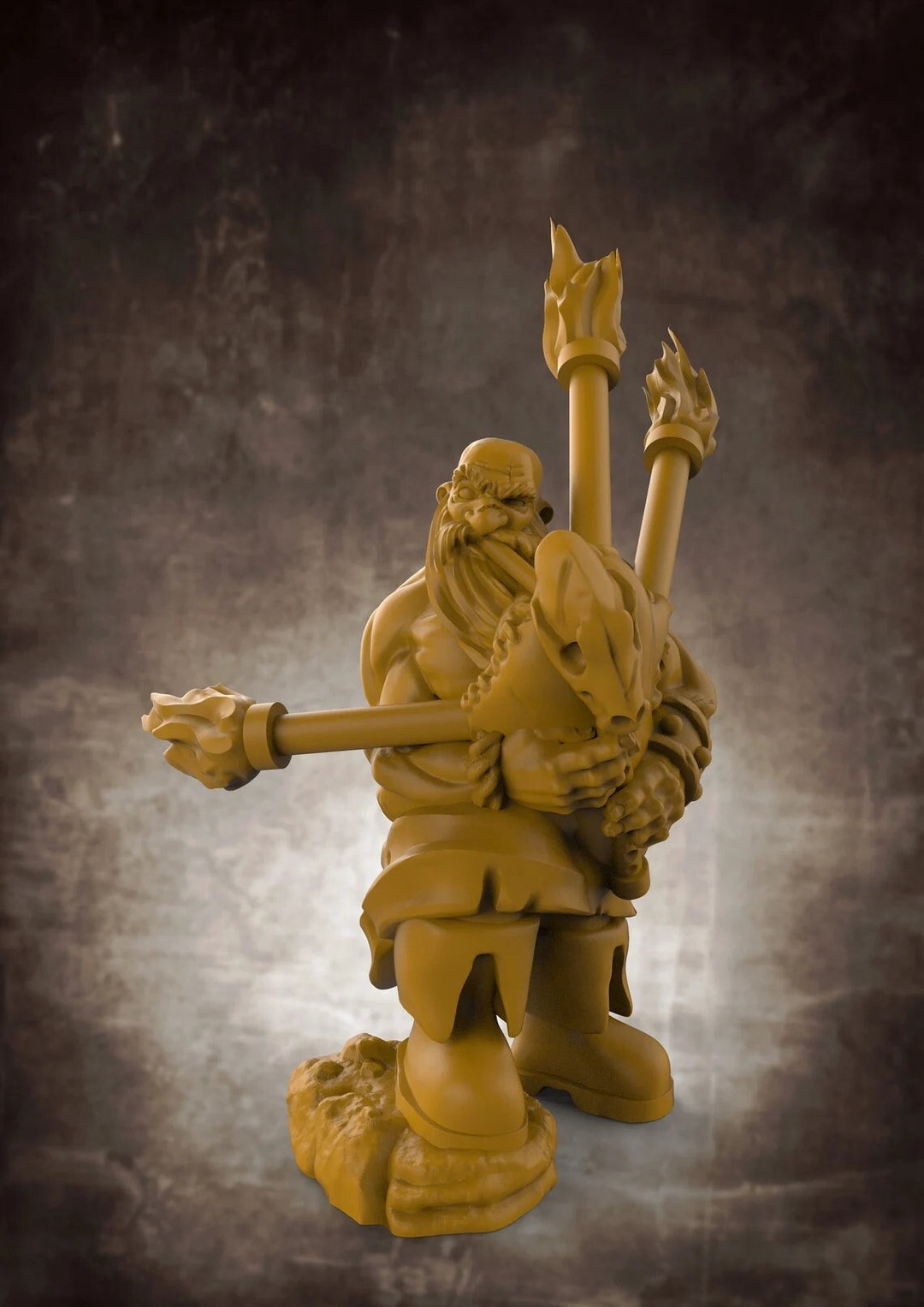 Dwarf Dwarven Bard | Premium 3D Printed Fantasy Tabletop Miniatures ...