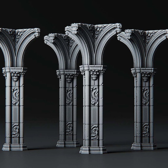 1x Pillar Premium 3D Printed Fantasy Tabletop Miniatures - Etsy