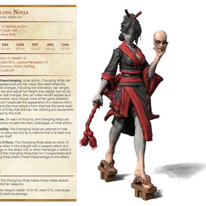 Sexy Female Geisha | Premium 3D Printed Miniatures 28mm 32mm to 100mm ...