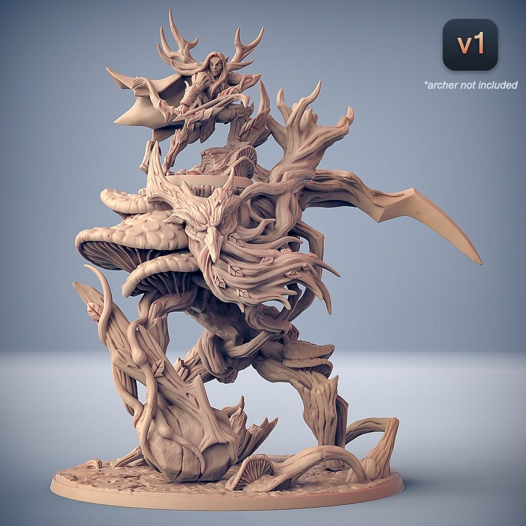 Ent Treant Premium Dnd Miniature Mini | 28mm 32mm to 100mm | Resin 3D ...
