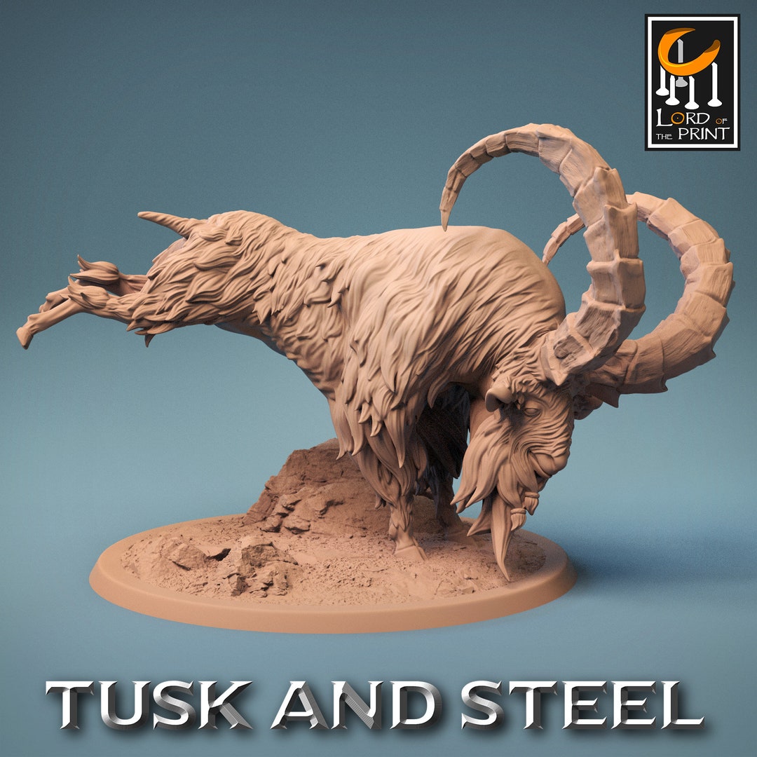 Ram Wild V7 Premium Dnd Miniature Mini 28mm 32mm up to 100mm | Cleric ...