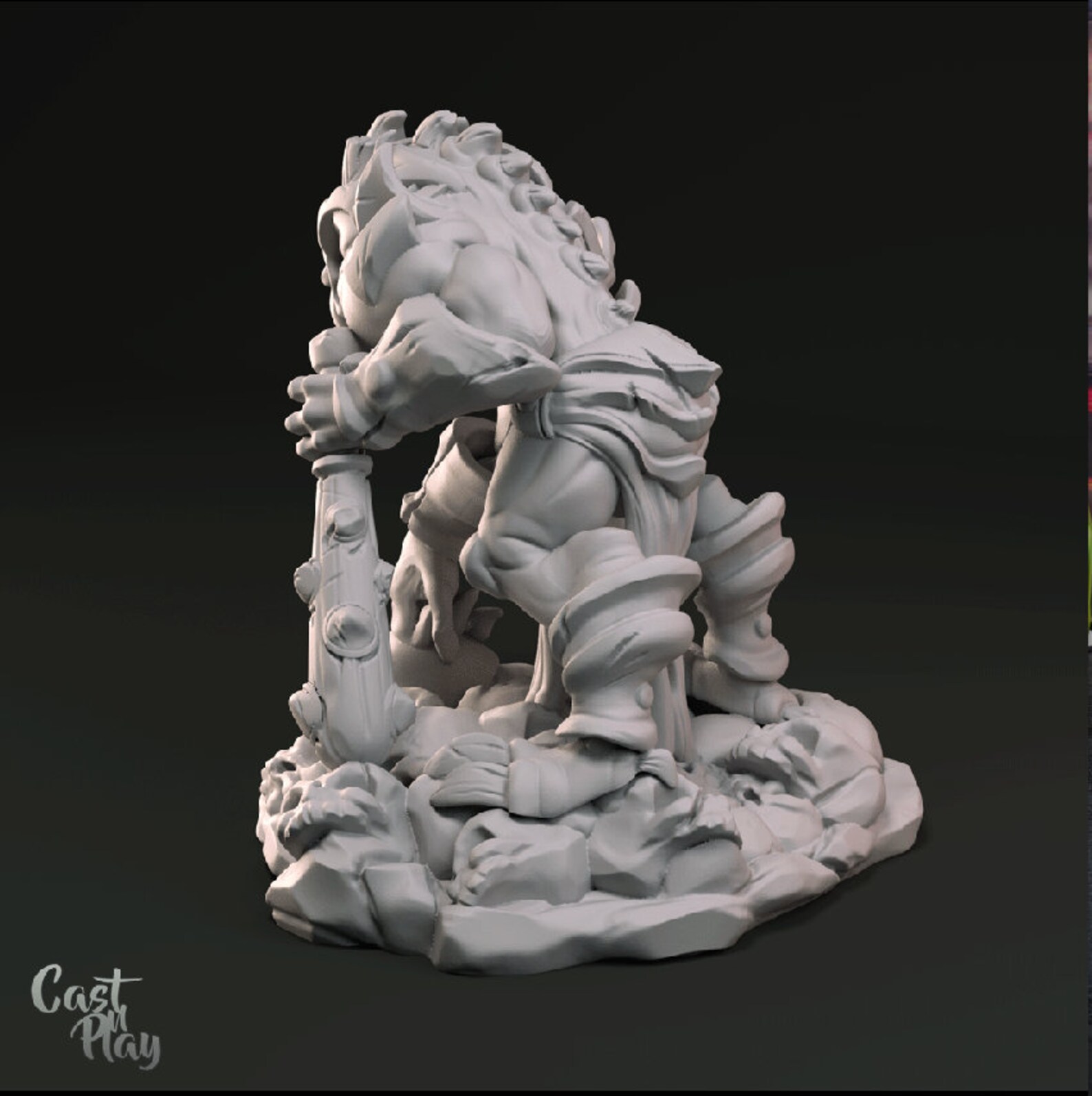 Stalker Troll Premium 3D Printed Fantasy Tabletop Miniatures | Etsy