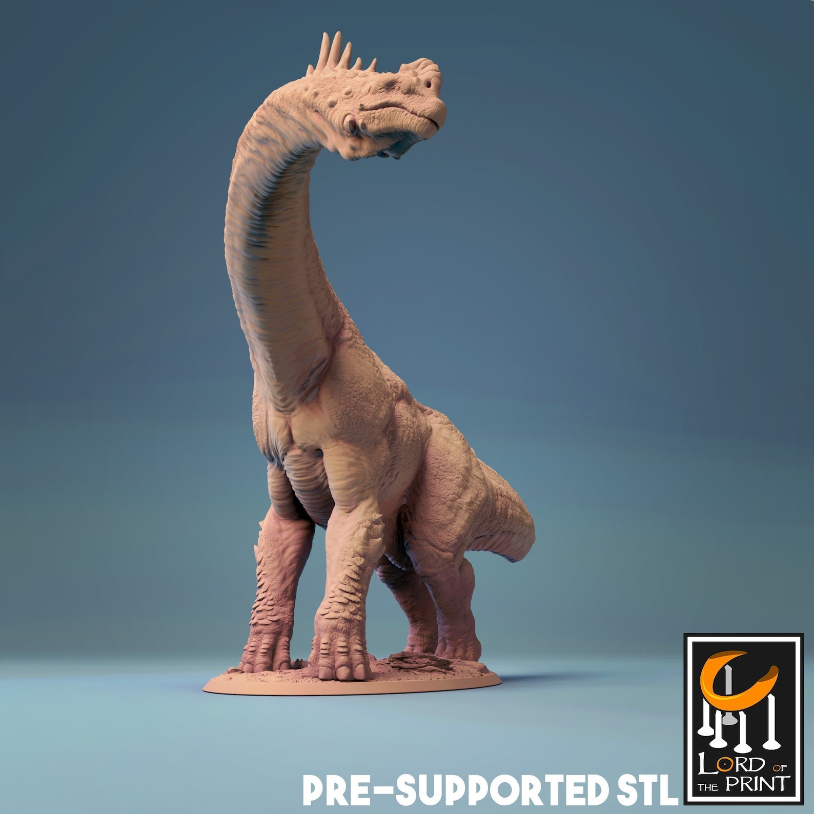 Brontosaurus Premium 3D Printed Fantasy Tabletop Miniatures - Etsy