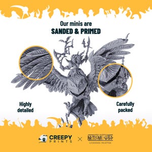 Dwarf Blood Hunter Premium 3D Printed Fantasy Tabletop Miniatures 28mm ...