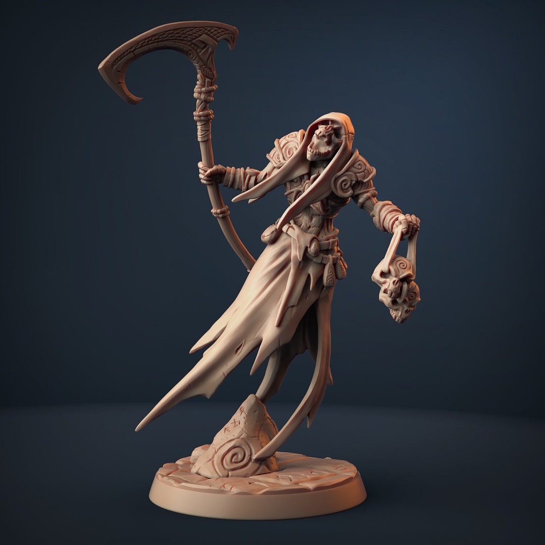 Wraith Necromancer Undead Lich Premium Dnd Miniature Mini | Wight ...