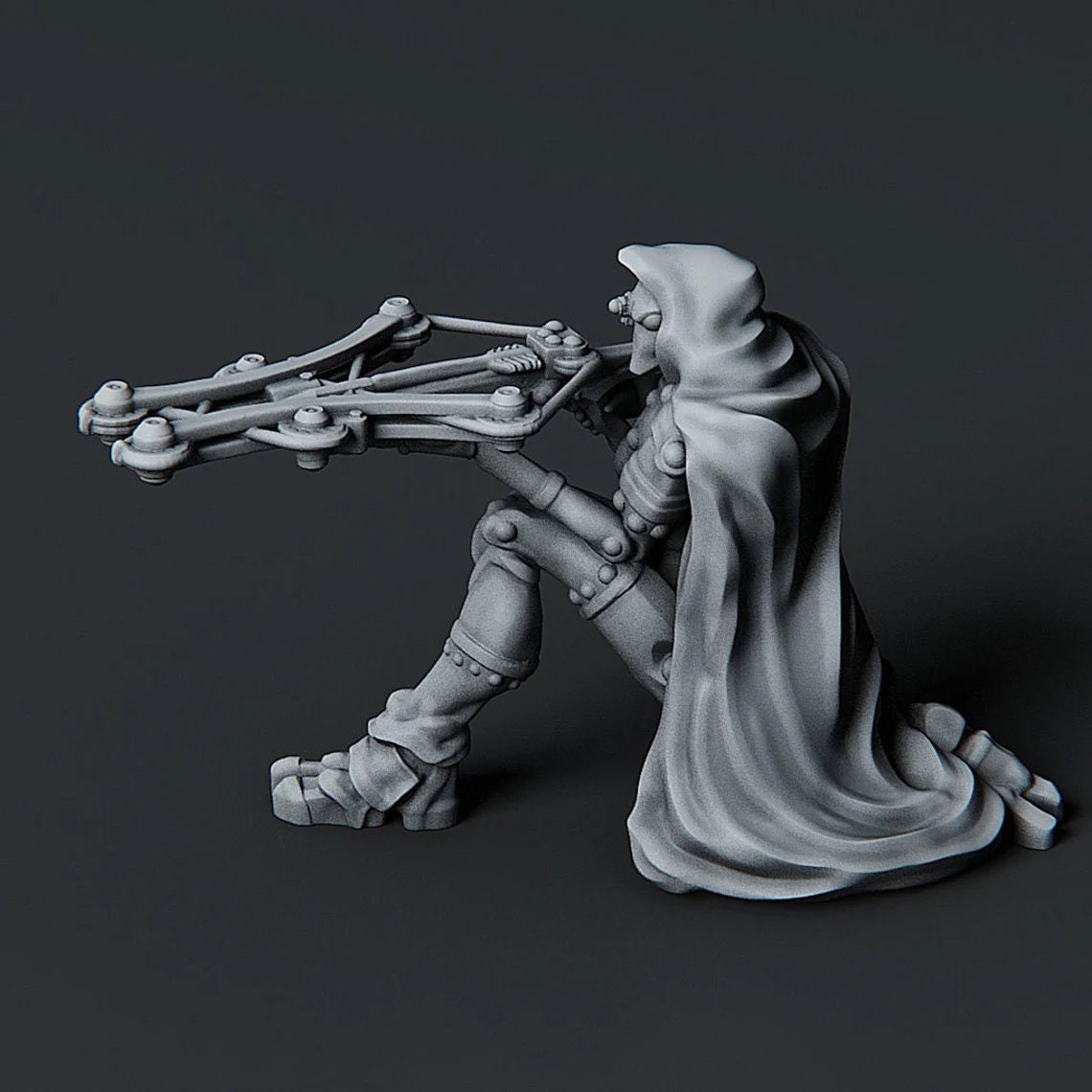 Warforged Sniper Hunter Dnd Miniatures Compatible With 28mm 32mm ...
