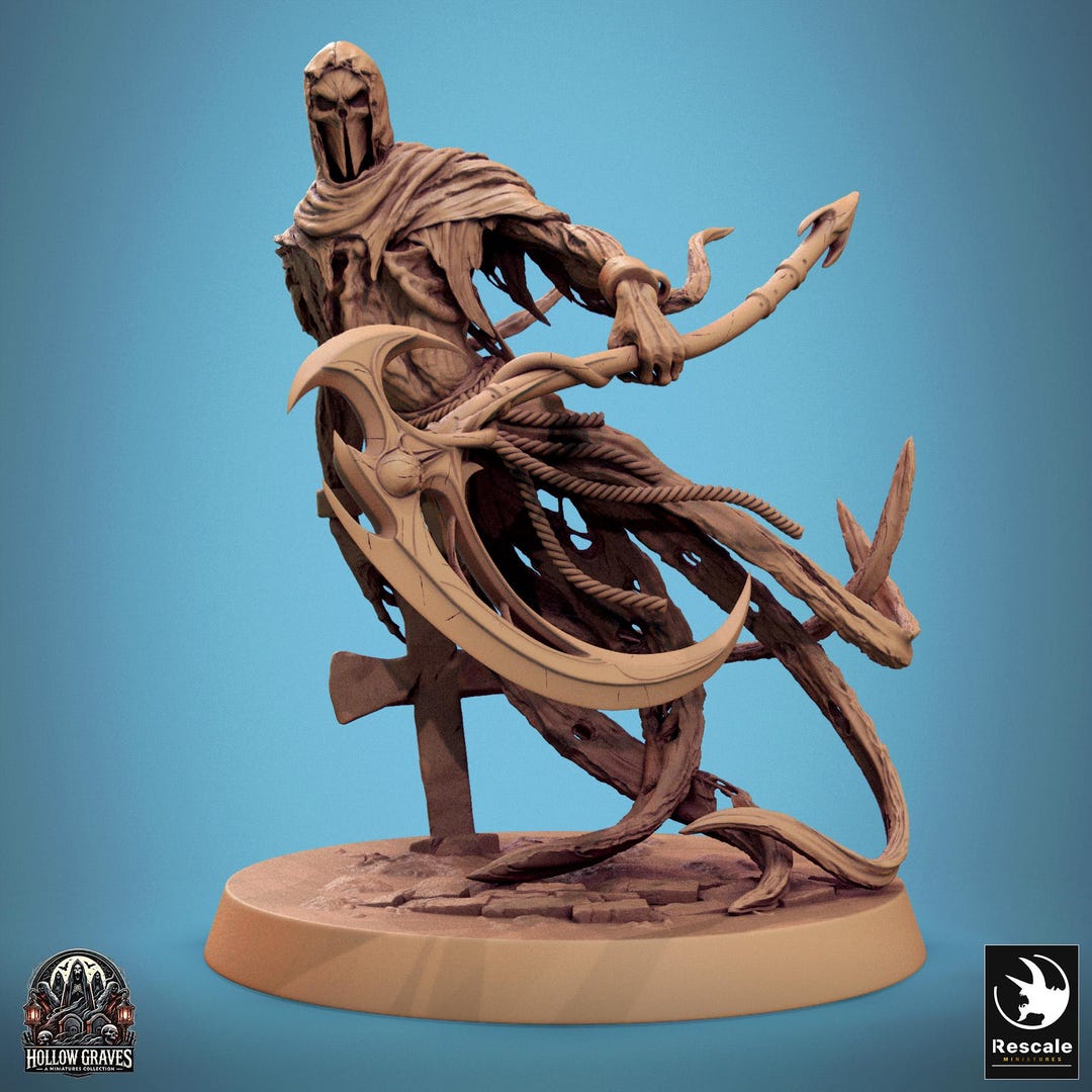Necromancer Undead Wraith Lich V19 Premium Dnd Miniature Mini Figure ...