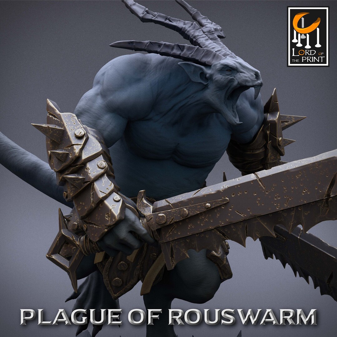Heavy Ratfolk V3 Premium Dnd Miniature Mini Rat Folk Mousefolk Mouse ...