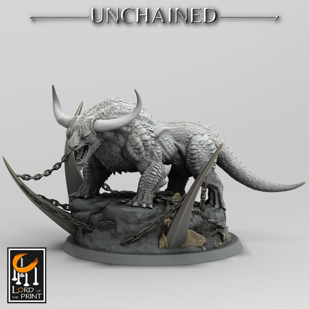 Araki Beast Level 1 Premium Dnd Miniature Mini Unchained | Resin 3D ...