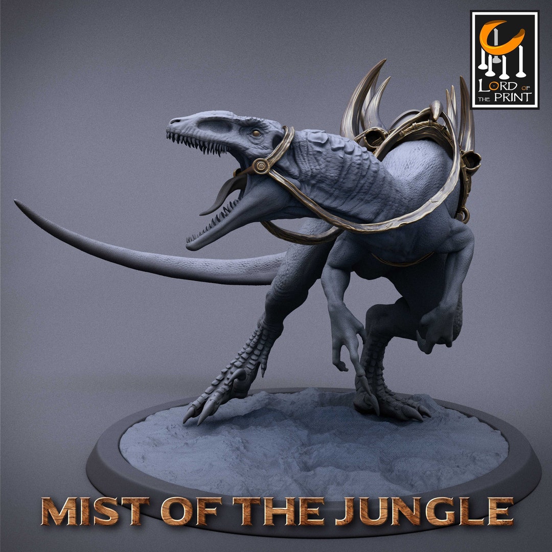 Raptor Level 2 V7 Premium Dnd Miniature Mini Fighter Warrior | Resin 3D ...
