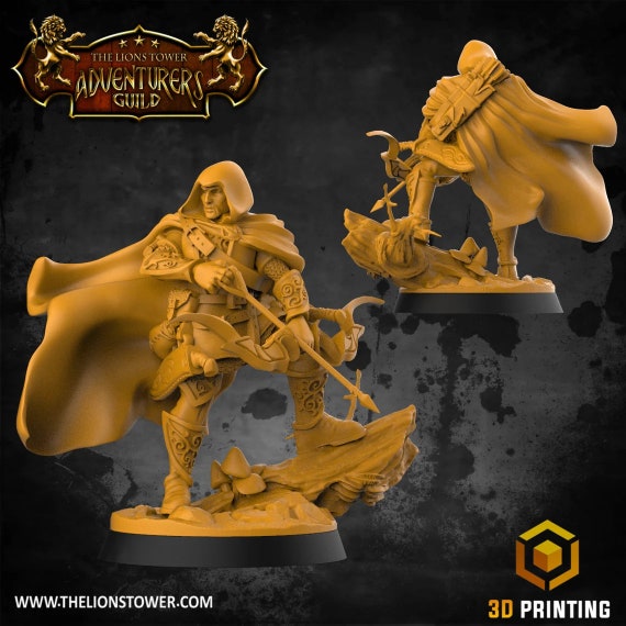 Epic Archer Ranger V1 Premium 3D Printed Fantasy - Etsy