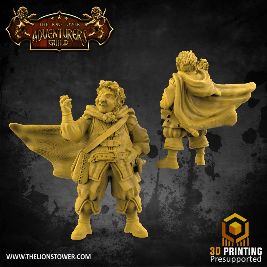 Elf Traveler Explorer | Premium 3D Printed Tabletop Miniatures 28mm to ...