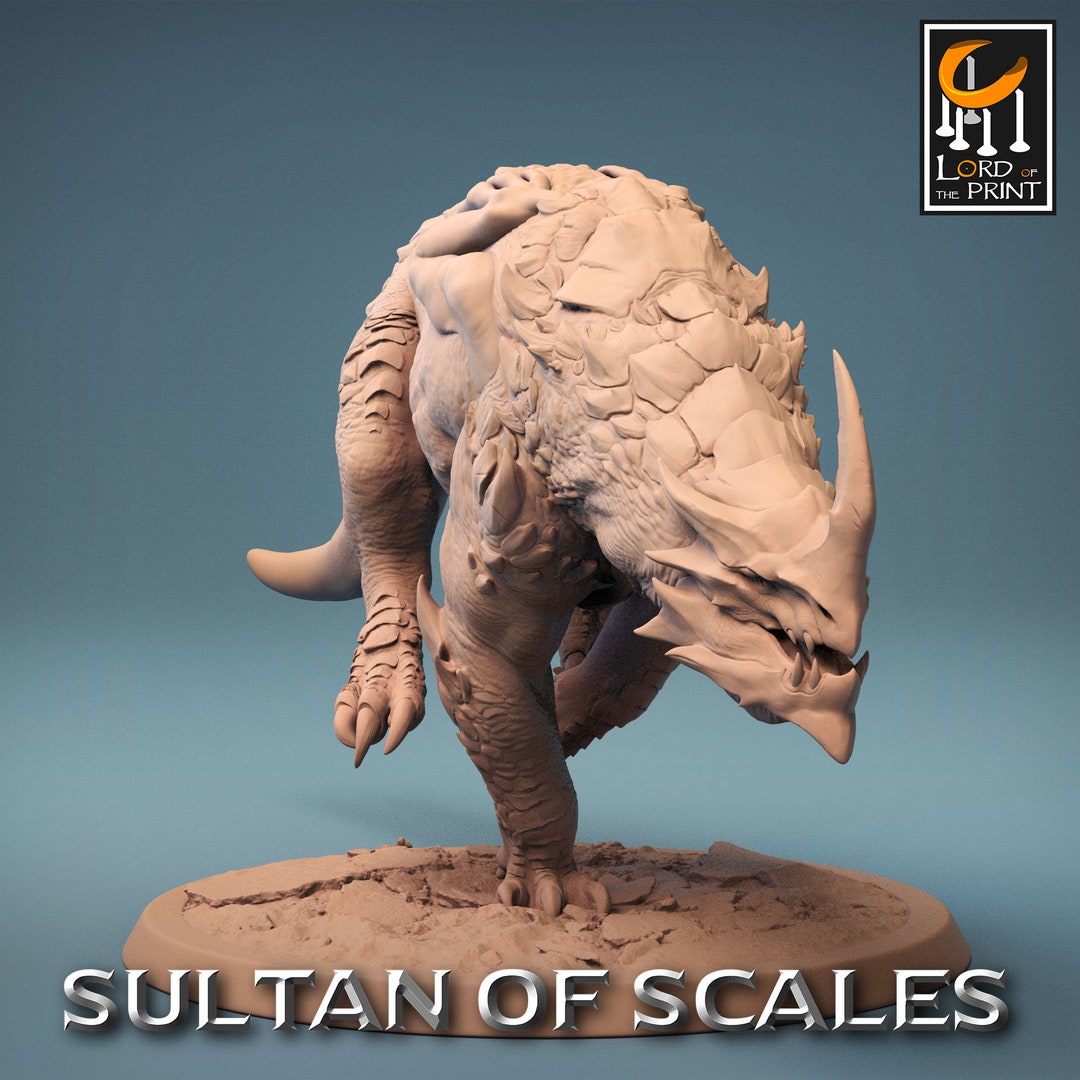 Dragonborn Mount Wild D Premium Dnd Miniature Mini | Resin 3D Printed ...