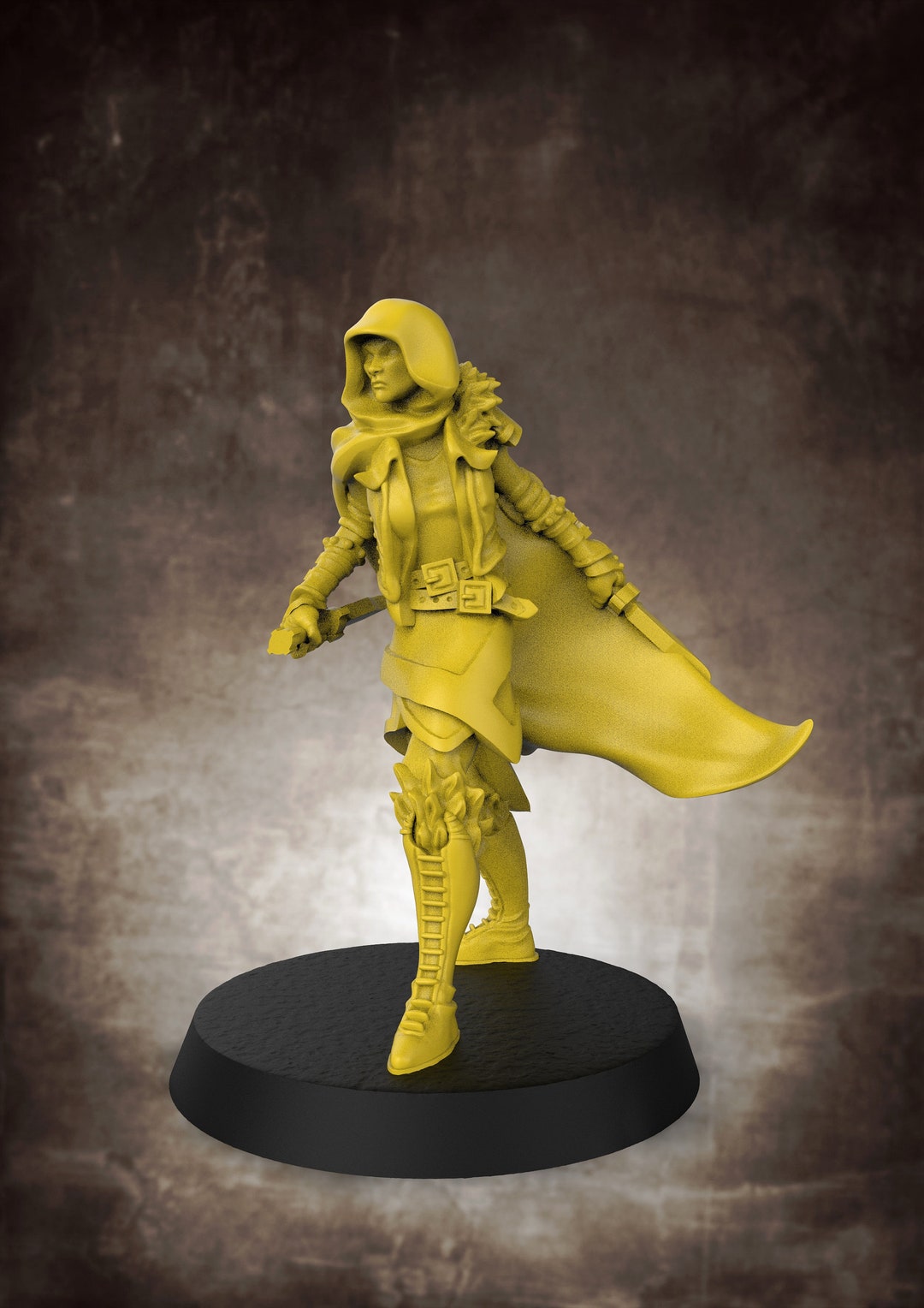 Female Rogue Dnd Miniatures Compatible With 28mm 32mm Fantasy Minis ...