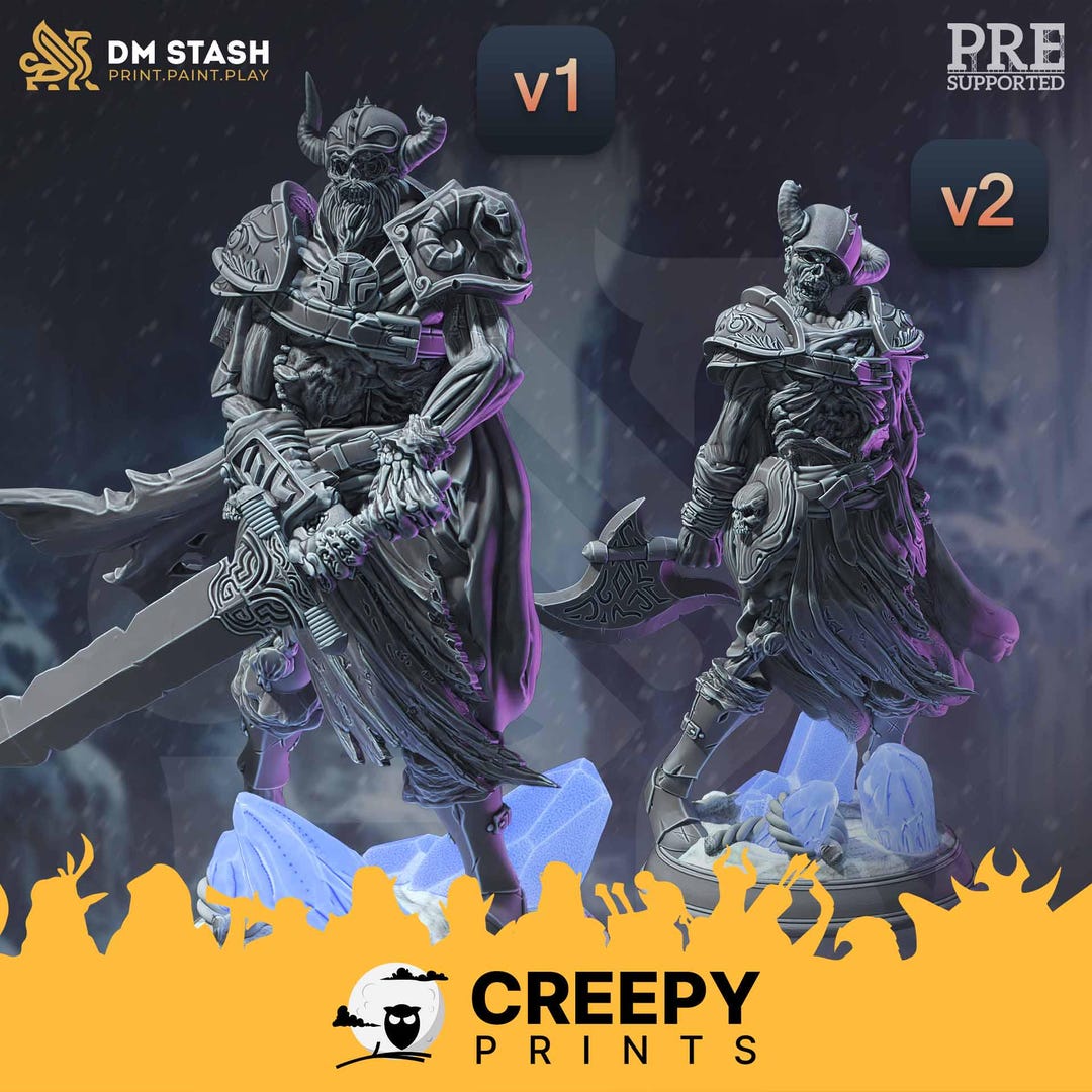 Undead Skeleton Dnd Miniatures Compatible With 28mm 32mm Fantasy Minis ...