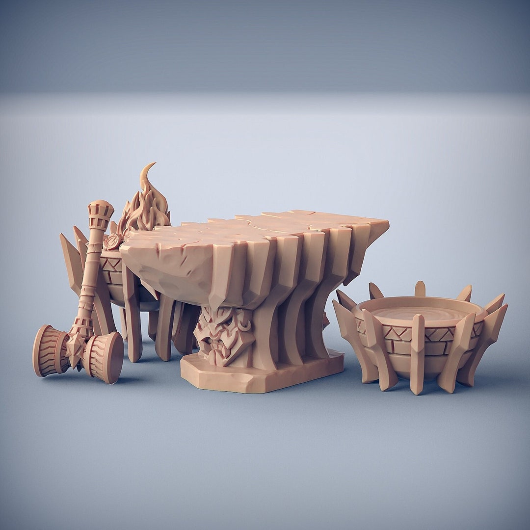 Dwarven Dwarf Forge Premium Dnd Miniature Mini | Resin 3D Printed ...