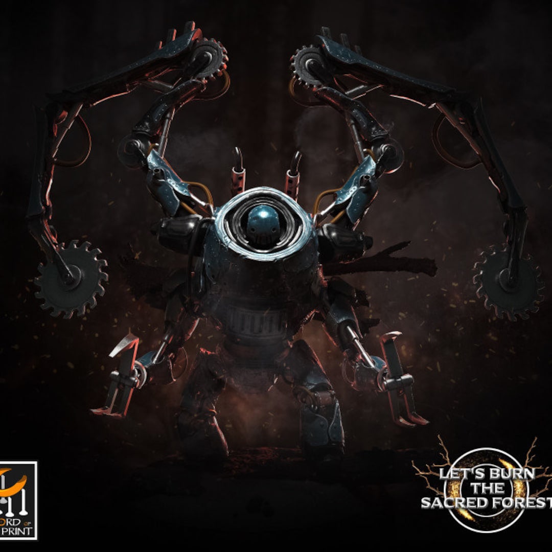 Robot Mecha Warforged Premium Dnd Miniature Mini Figure Figurine ...