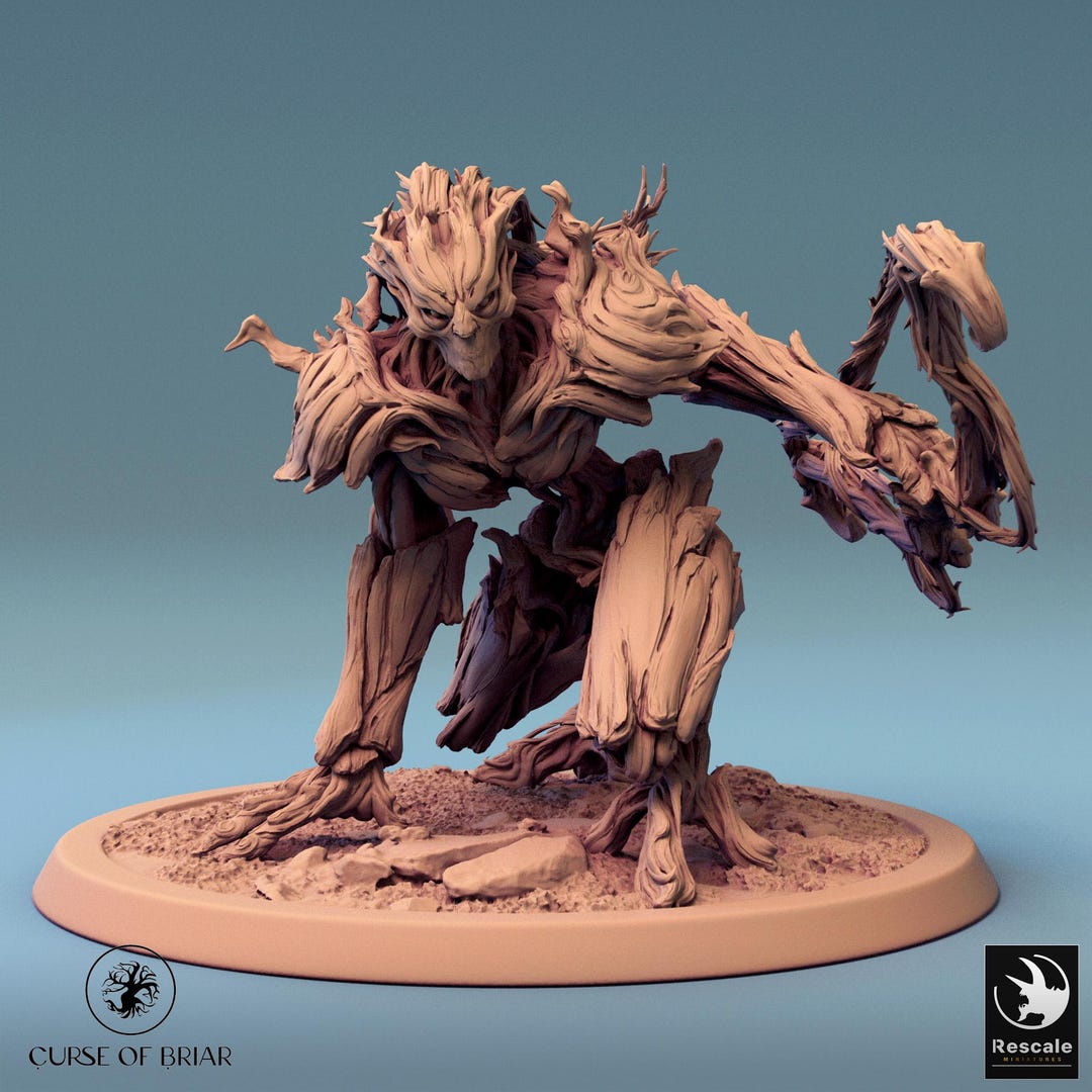 Dryad Bow V4 Ent Treant Treeman Treefolk Dnd Miniature Mini | Resin 3D ...