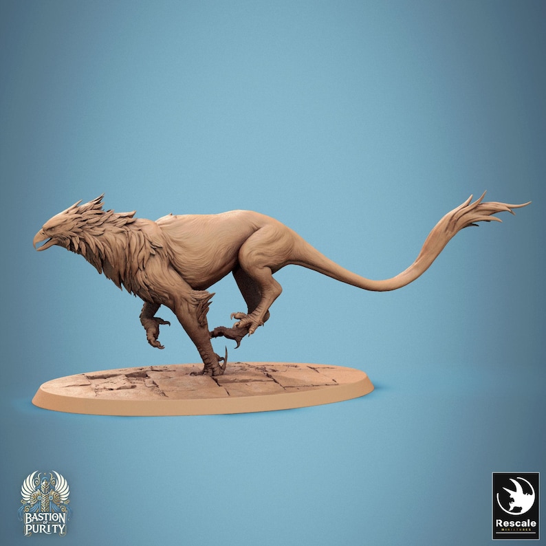 Griffin Griffon Gryphon V6 Dnd Miniatures Compatible With 28mm 32mm ...