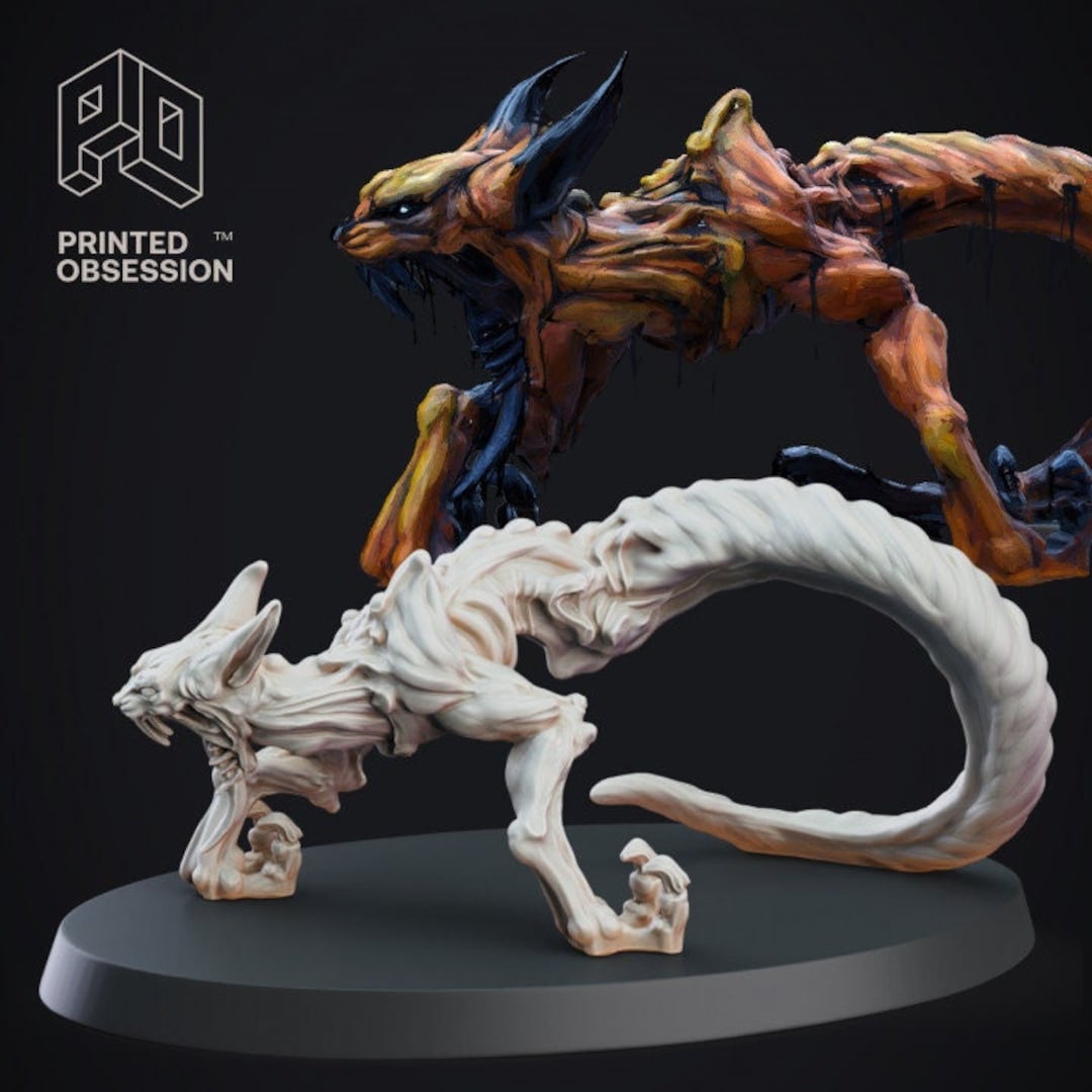 Tatzelwurm Dragon Lizard Dnd Miniatures Compatible With 28mm 32mm ...
