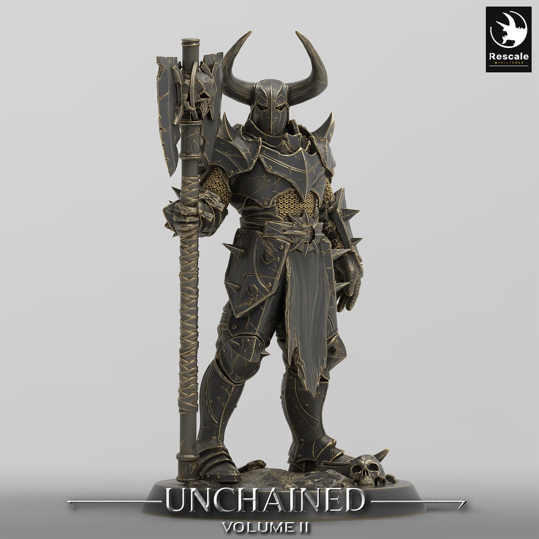 Oathbreaker Paladin Knight Cleric Ranger V45 Premium Dnd Miniature Mini ...