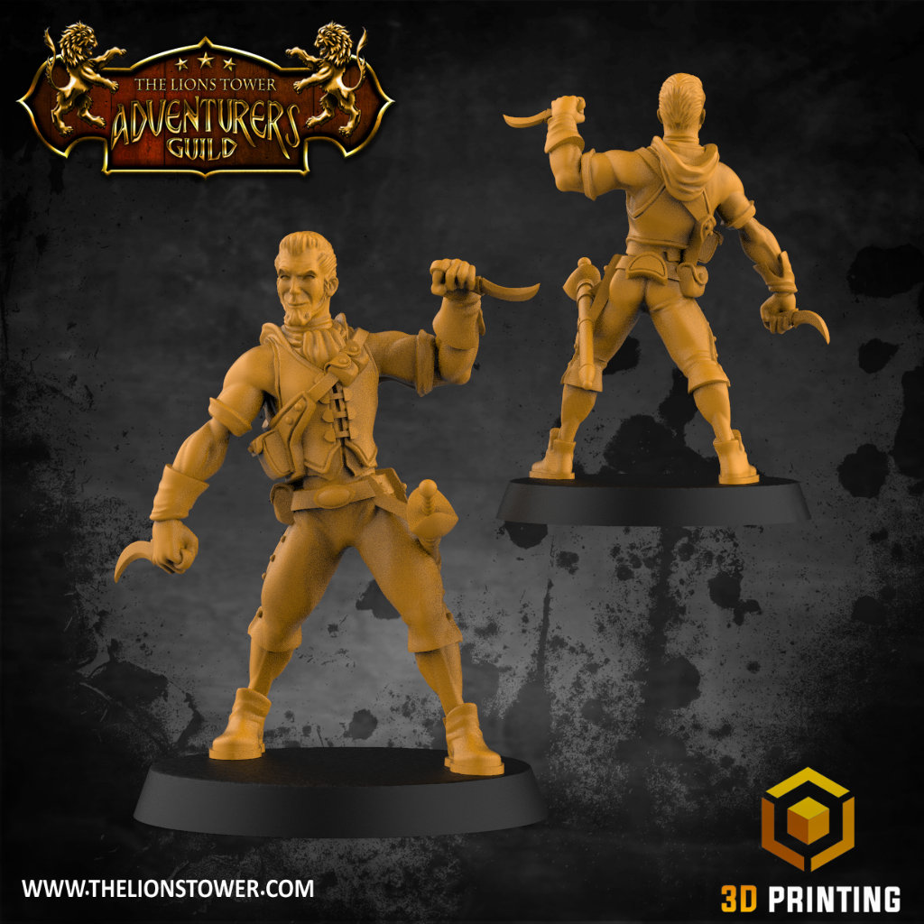 Miniature Toys Toys & Games Human Male Ranger by Lion Tower 32mm| 28mm ...