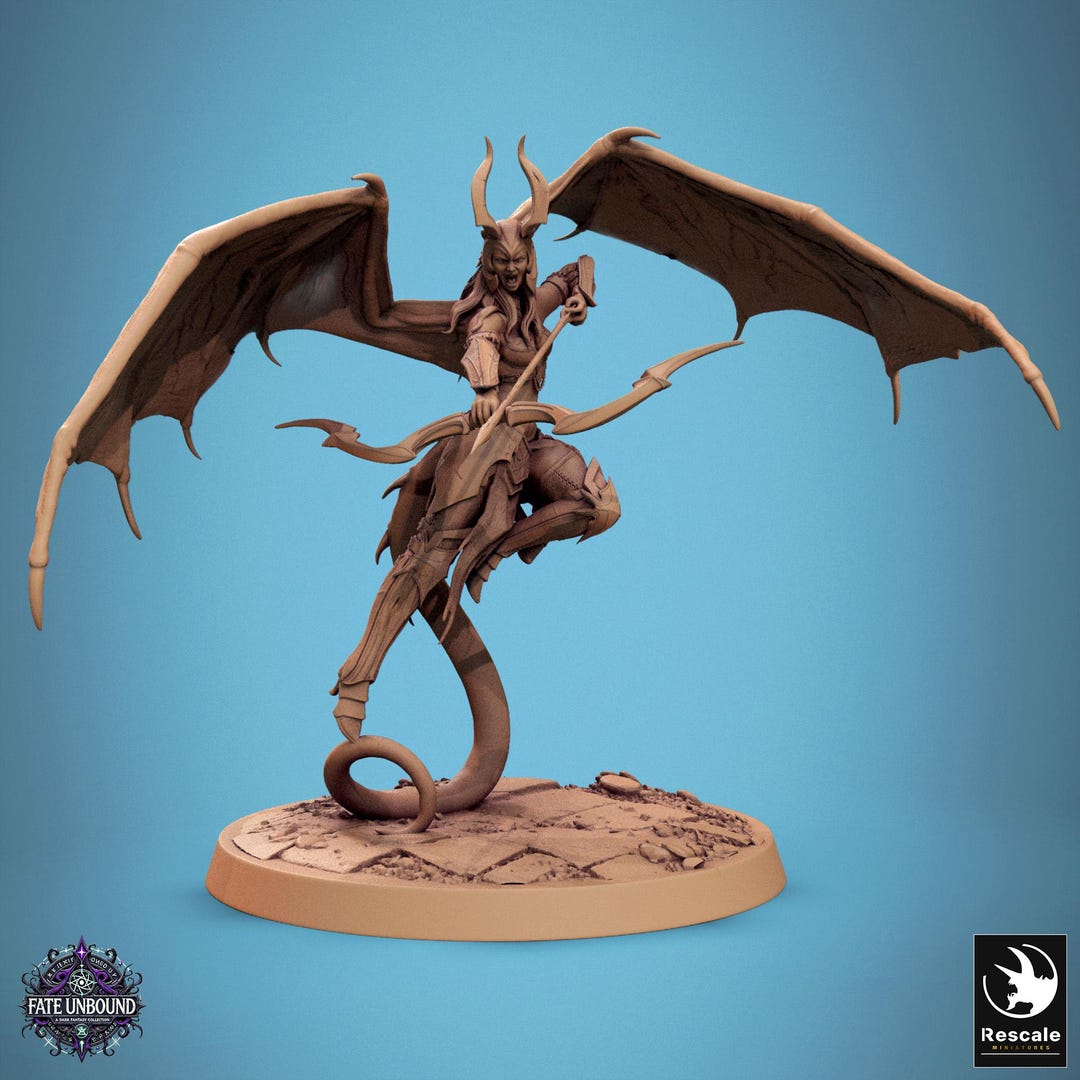 Sexy Female Vampire Pin Up V4 Premium Dnd Miniature Mini Resin 3d 6683
