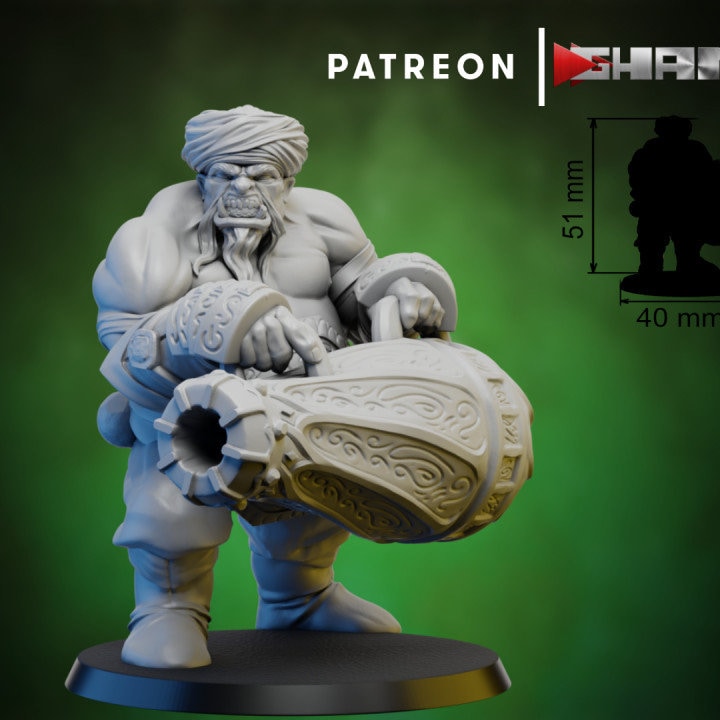 Ogre Cannon V2 Premium 3D Printed Fantasy Tabletop - Etsy