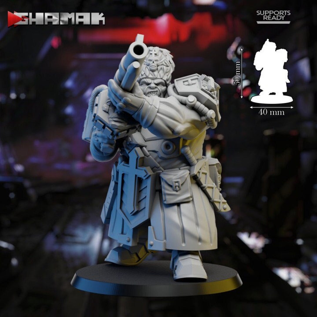 Ogre Grenadier V3 | Premium 3D Printed Fantasy Tabletop Miniatures 28mm ...