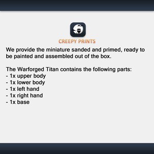 Warforged Iron Golem Titan Premium Mini 28mm 32mm Dnd Miniature ...