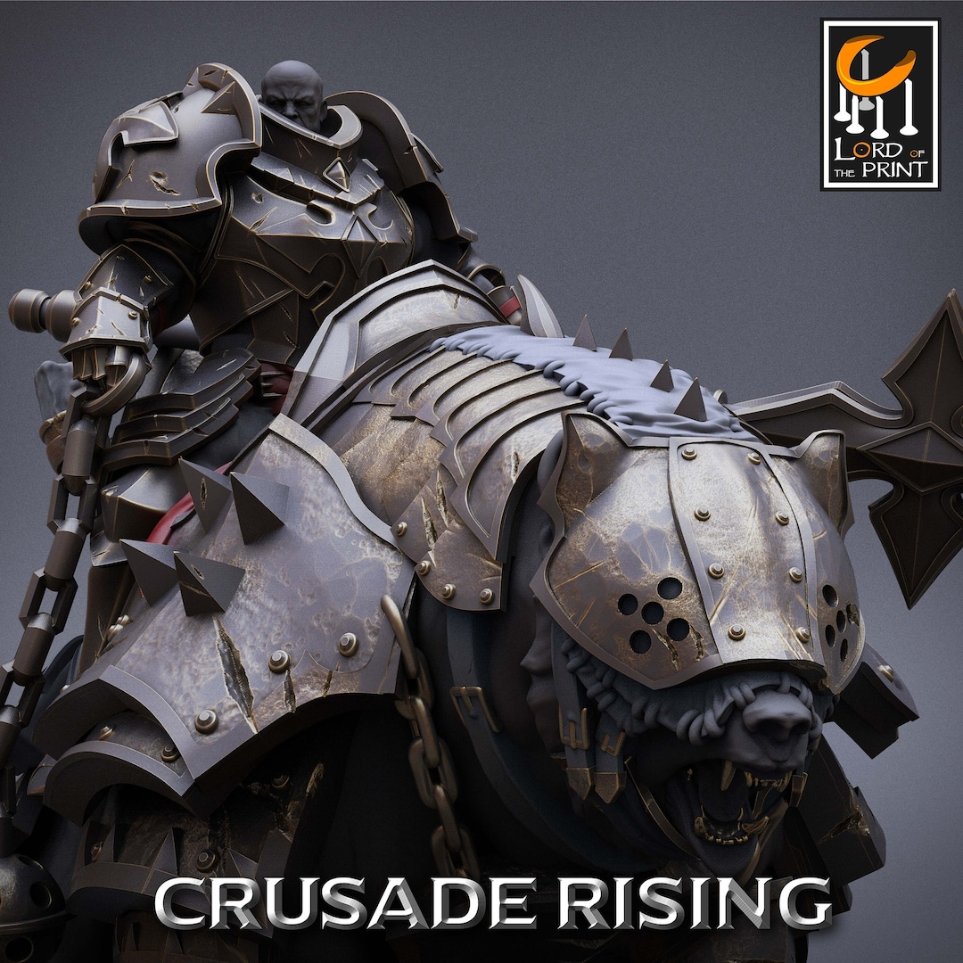 Oathbreaker Paladin Rider Infantry V5 Premium Dnd Miniature Mini ...