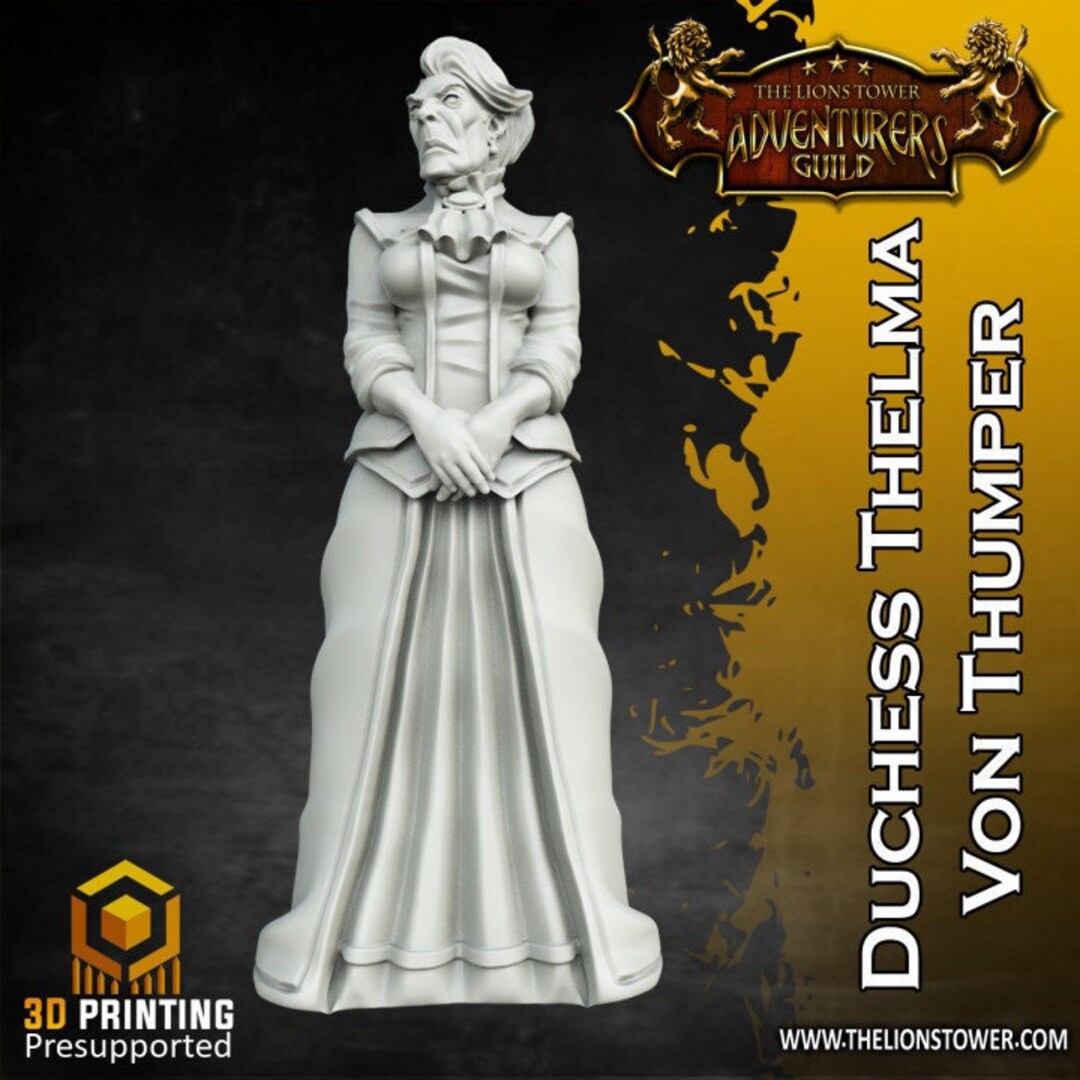 Duchess | Premium 3D Printed Fantasy Tabletop Dnd Miniatures 32mm up to ...