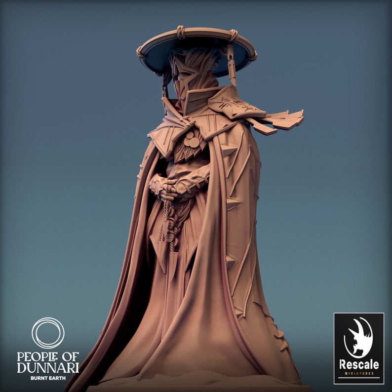 Cultist Monk Priest Dnd Miniatures Compatible With 28mm 32mm Fantasy ...