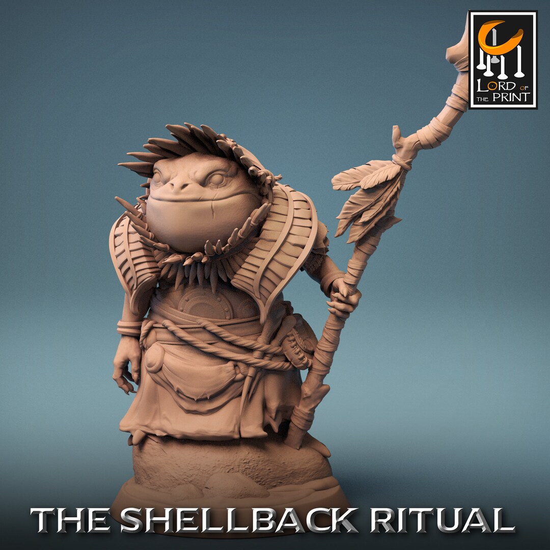 Bullywug Grung Frogfolk Dnd Miniatures Compatible With 28mm 32mm ...