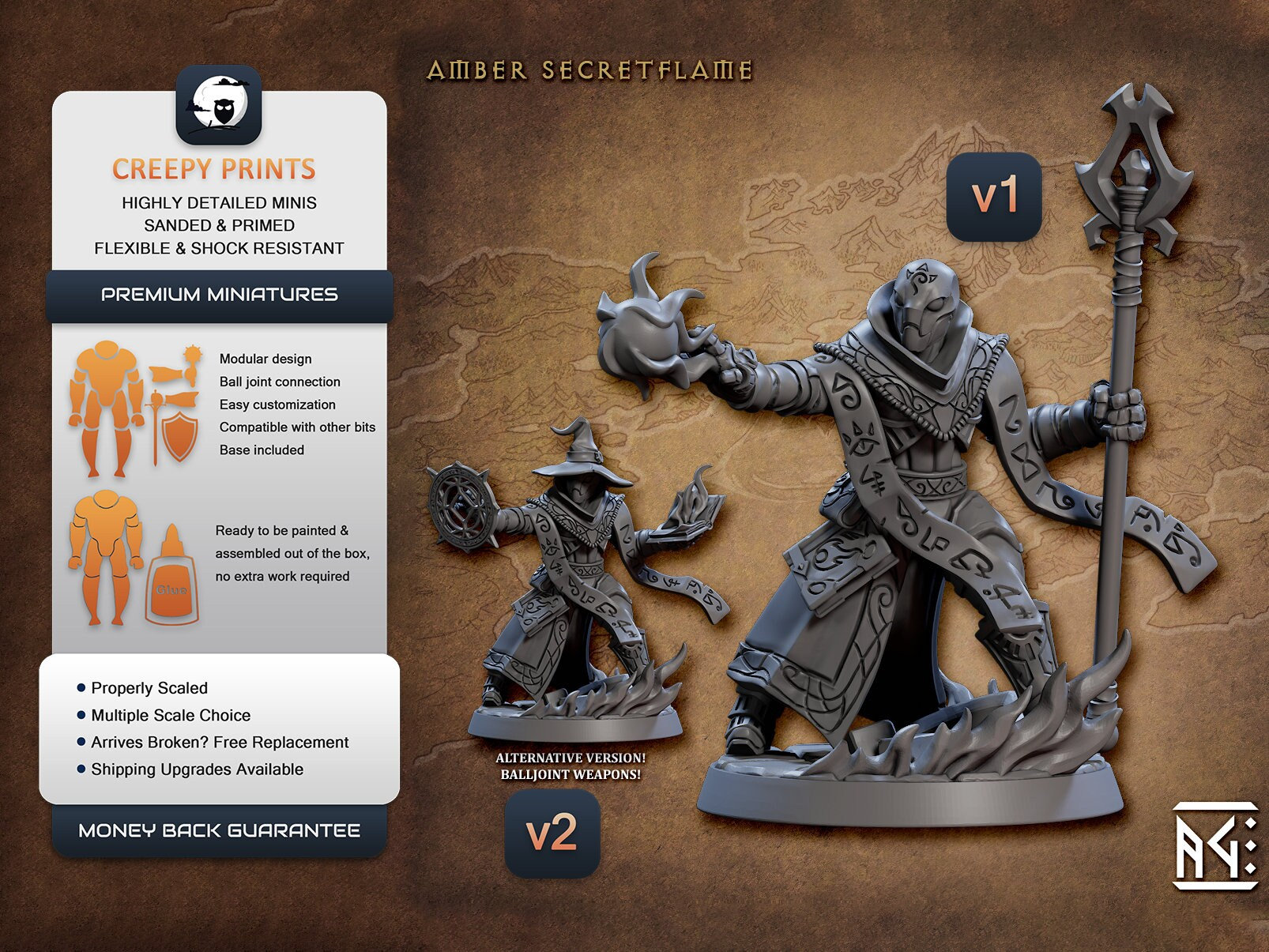 Warforged Wizard Premium 28mm 32mm Dnd Miniature Construct - Etsy UK